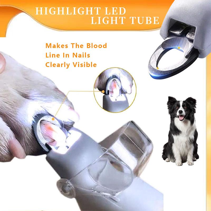 LED Light Pet Nail Clipper 5X Magnification That Doubles as a Nail ...