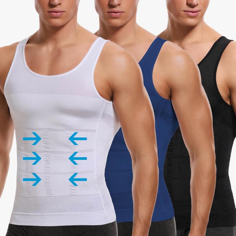 Men high quality Shaper Tank Top Athletic Compression Shirt with ...