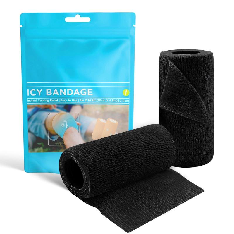 Ice Self Stick Bandage Wrap Instant Cold For Ankle Wrist Compress ...