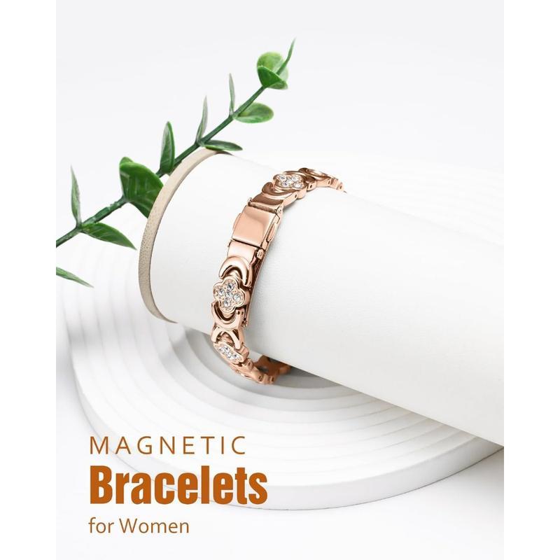 Copper Bracelets for Women – Pure Copper Magnetic Bracelet with 3500 ...