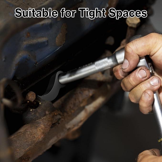 Torque Wrench Adaptor Head, 2pcs Pry Bar Wrench Adaptor Head Tools ...