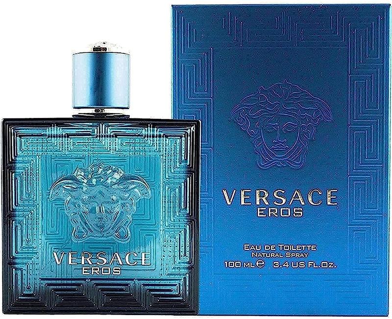 VERSACE Eros Eau de Toilette Spray For Men Fragrances - Citrus Woody ...