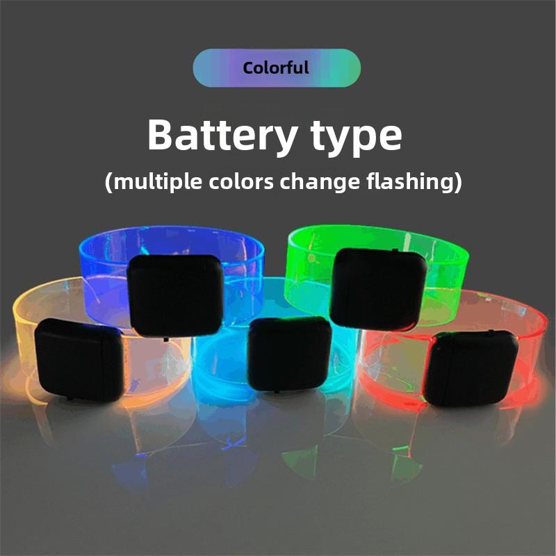 Singing activity party luminous bracelet led colorful magnetic bracelet ...