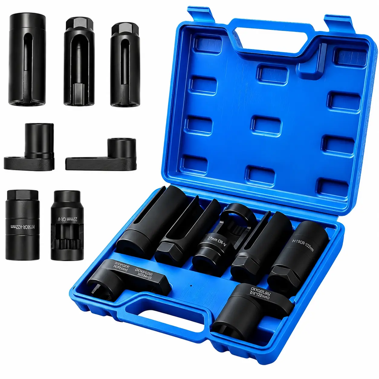 7PCS O2 Oxygen Sensor Socket Kit, Universal Sensor Removal ...