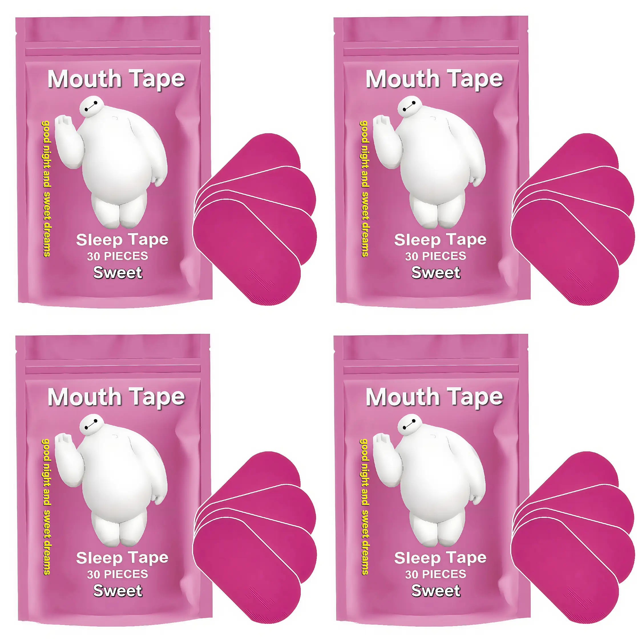 Ultra-breathable type, oral patches for 1-4 months' usage, 120 powerful ...