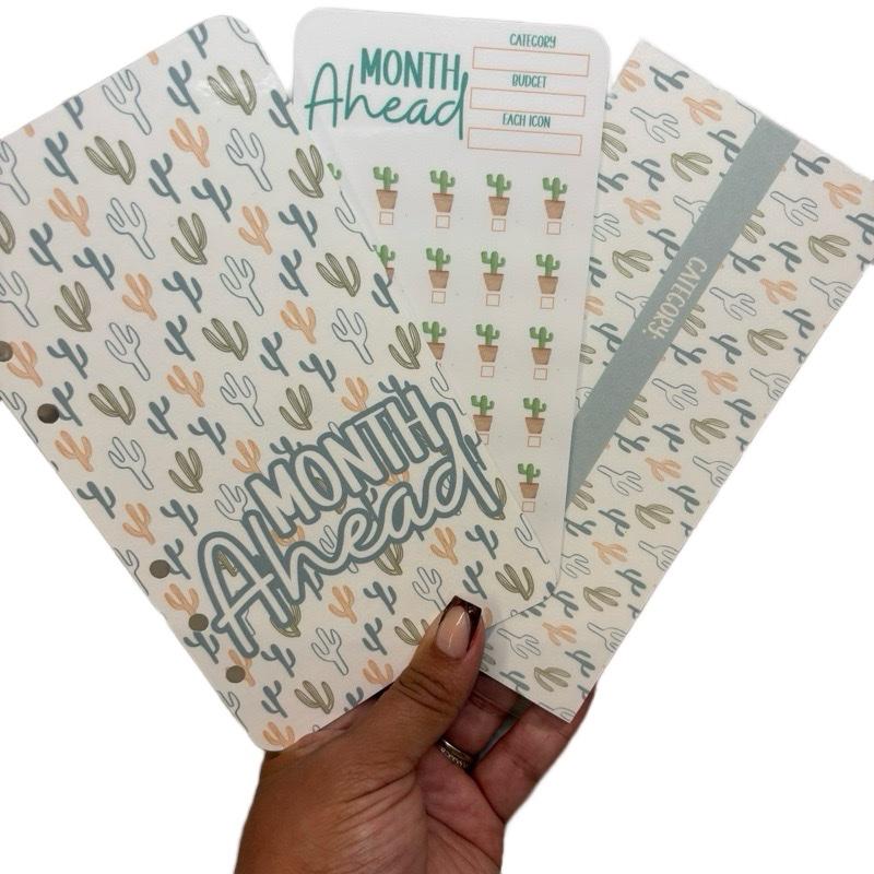 Month Ahead on Bills A6 Dashboard & Cash Envelopes for Monthly ...