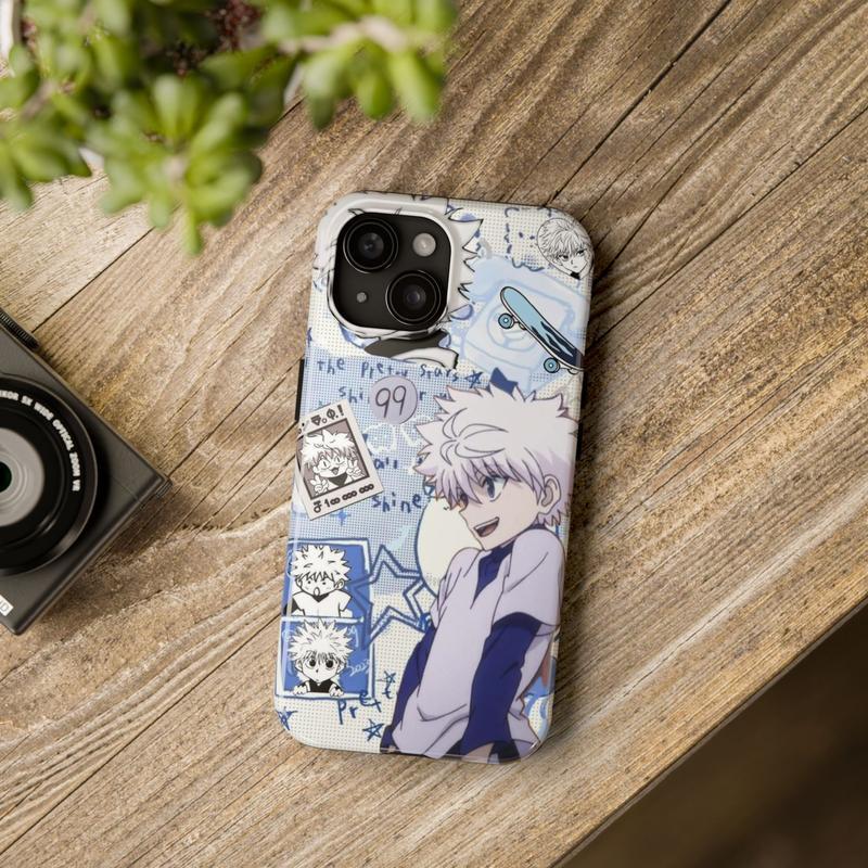Retro Killua Anime Manga Tough Phone Case for iPhone17 17pro 17 16 15 ...