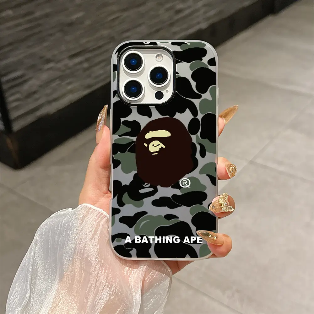 1 piece of trendy Bape phone case, fashionable and creative trendy ...