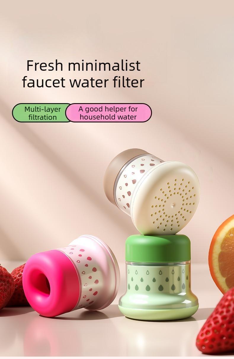 2PCS Minimalist Fresh Water Tap Filter for Home Use — Multi-Layer ...