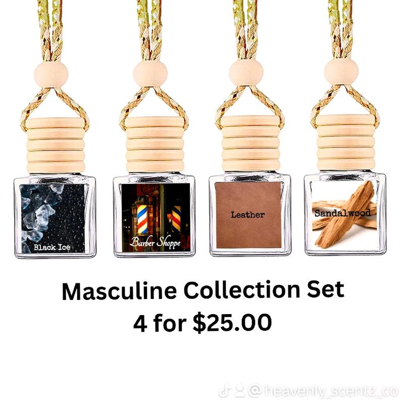 Masculine Scents Collection, Hanging Car Diffusers, Air Fresheners ...