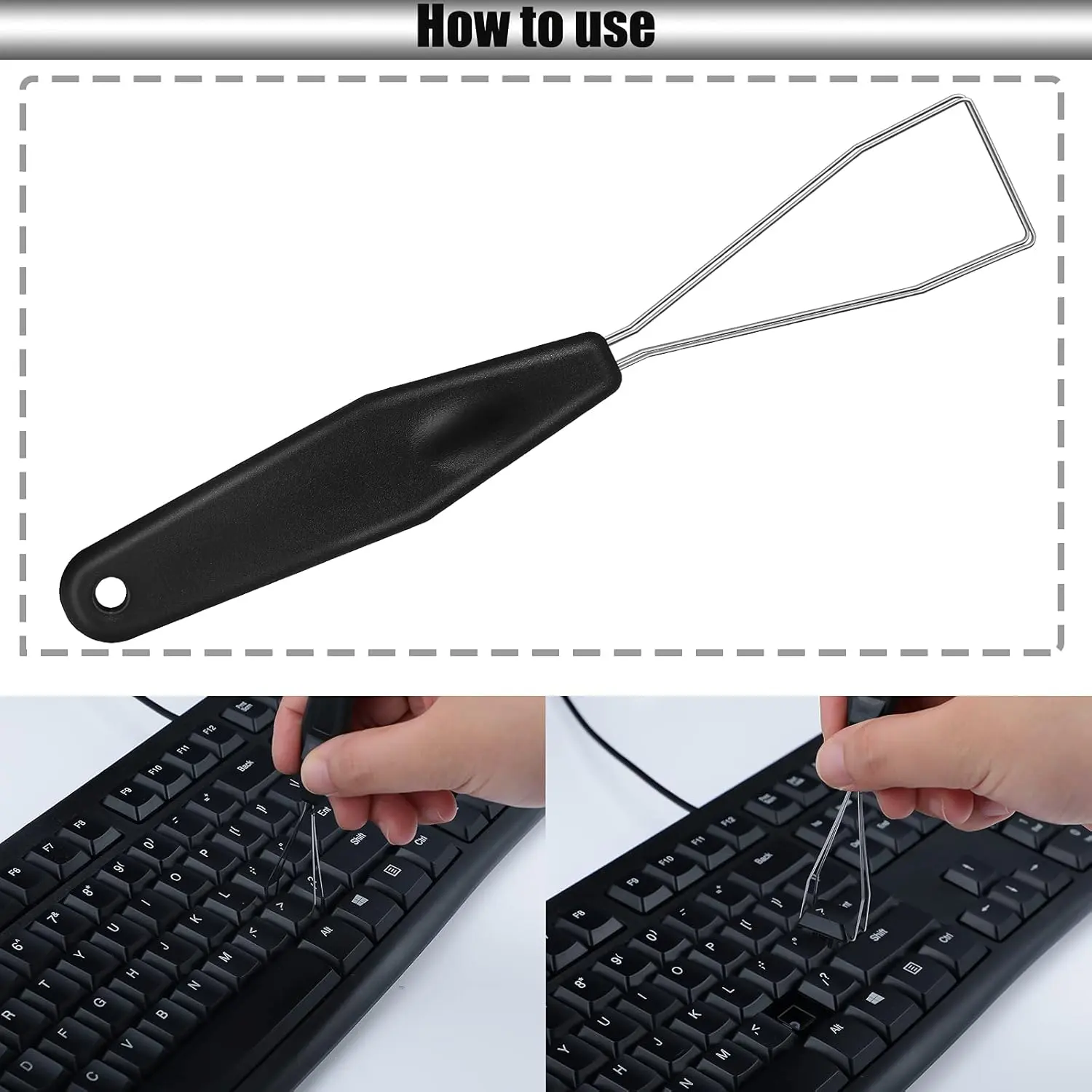 9 Pcs Keyboard Lube Switch Puller Kit IC Extractor Key Cap Puller Elbow ...