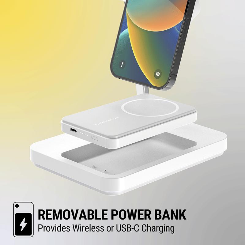 Scosche MagicMount Base Pro 3-In-1 Magnetic Wireless Charging Stand ...