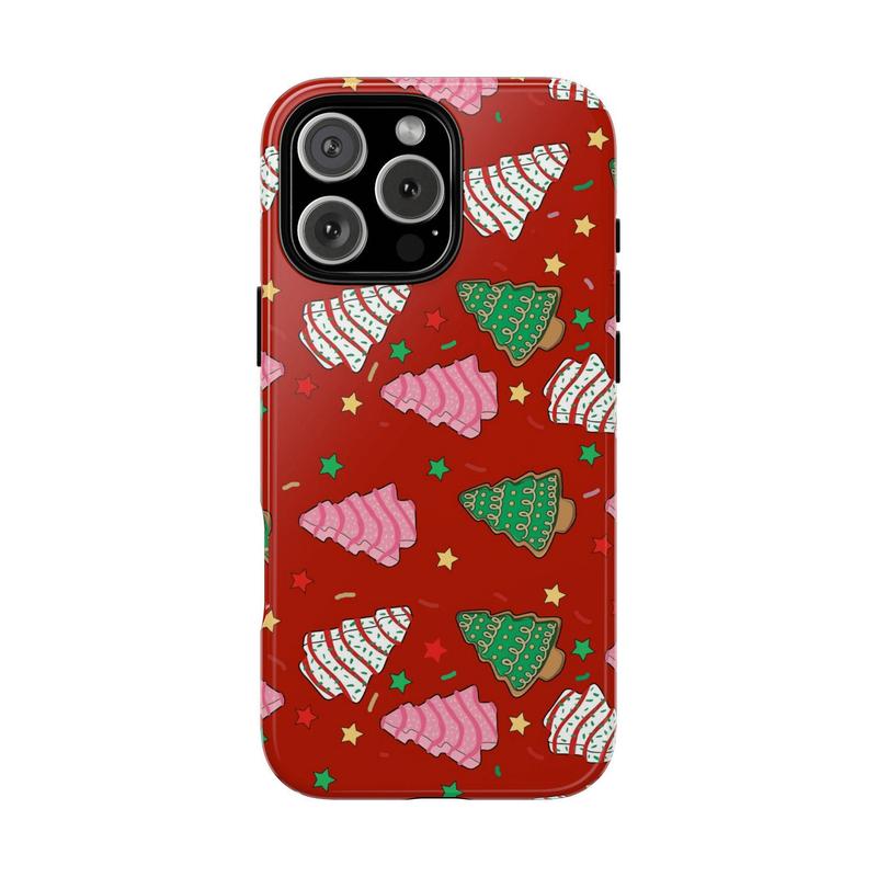 Christmas Tree Snack Cake Phone Case for iPhone 16 Pro Max, 15, 14, 13 ...