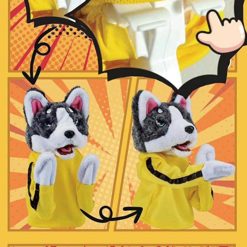New Kung Fu Dog, Dog Hand Puppets, Dog Boxing Hand Puppet Toy, Kung Fu ...