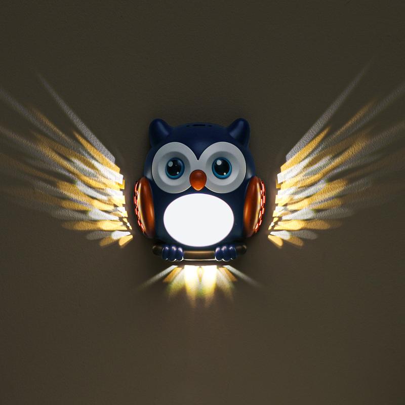 cool gadgets Owl LED Night Light with Flapping Wings Effect USB ...
