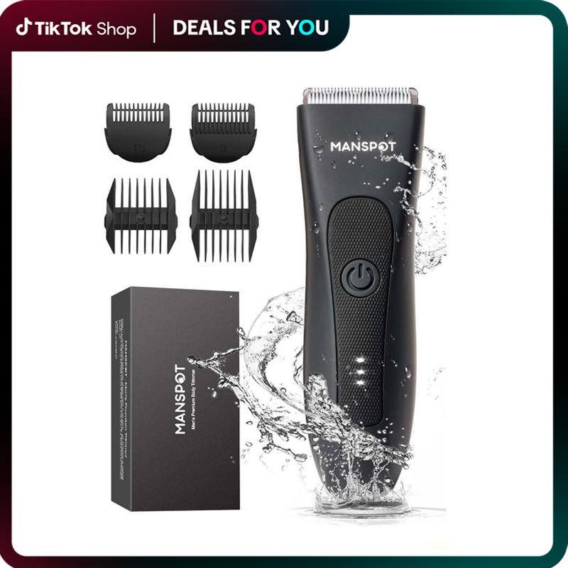 【dealsforyoudays】Manspot Electric Body Hair Razor for Men - USB ...