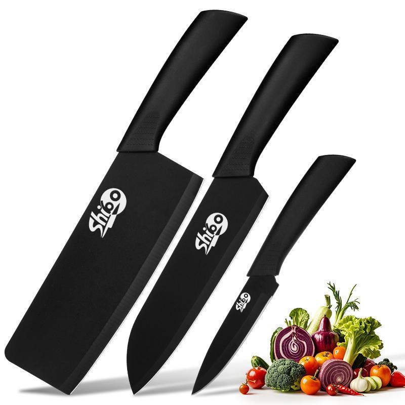 3PC Knife Set Home Chef Knife Vegetable KnifeFruit Knife Set Meat ...