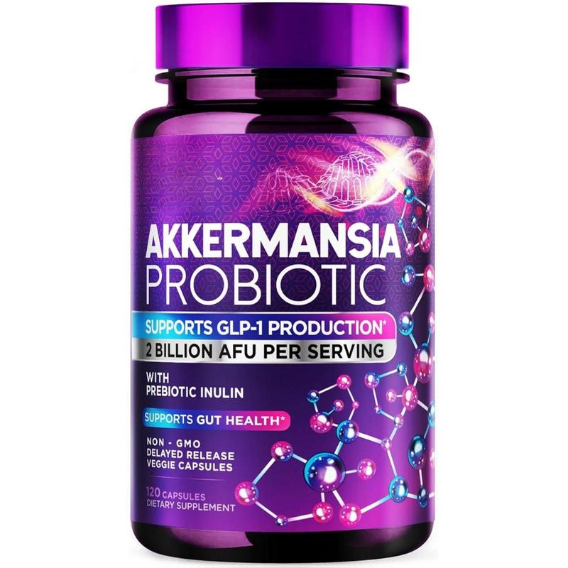 Akkermansia Probiotic 2 Billion AFU - GLP-1 Production Support with ...
