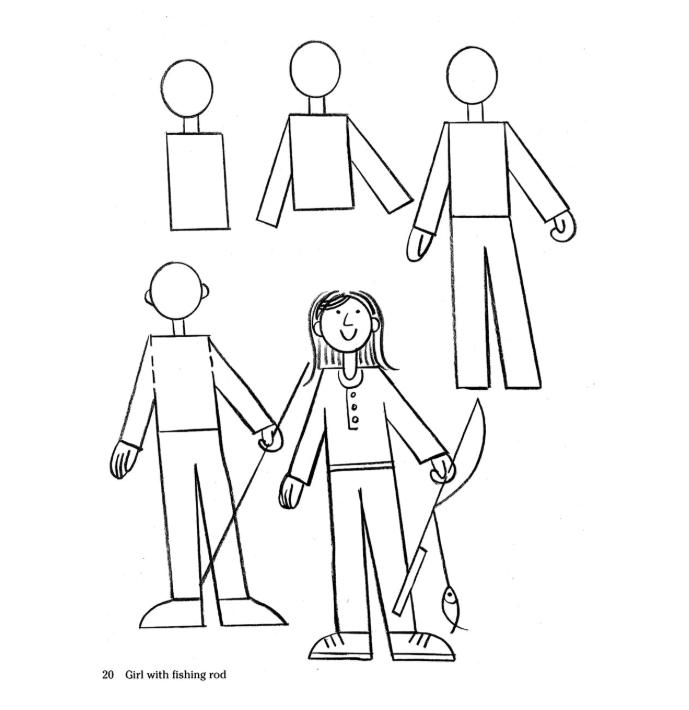 How to Draw People: Easy Step-by-Step Drawings! (Dover How to Draw ...