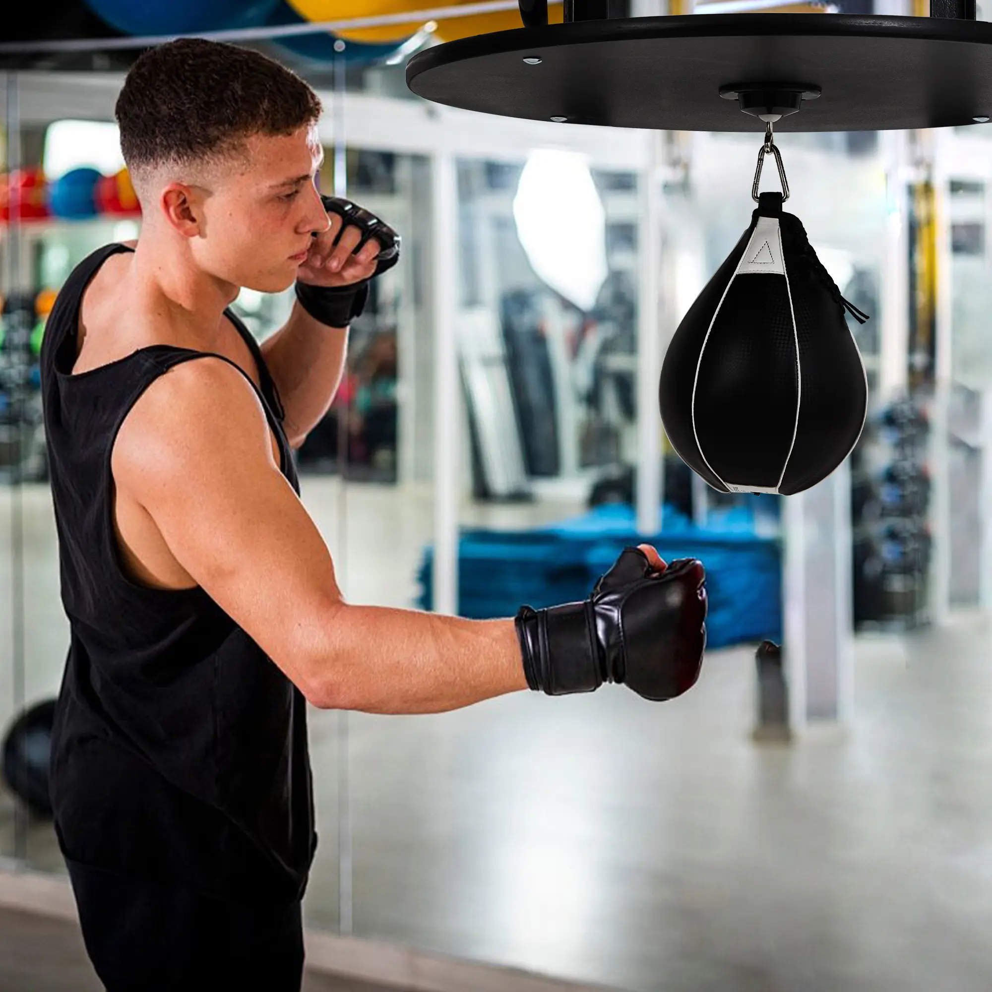 Speed Bag Platform Kit, Heavy Duty Adjustable Boxing Speed Bag Platform ...