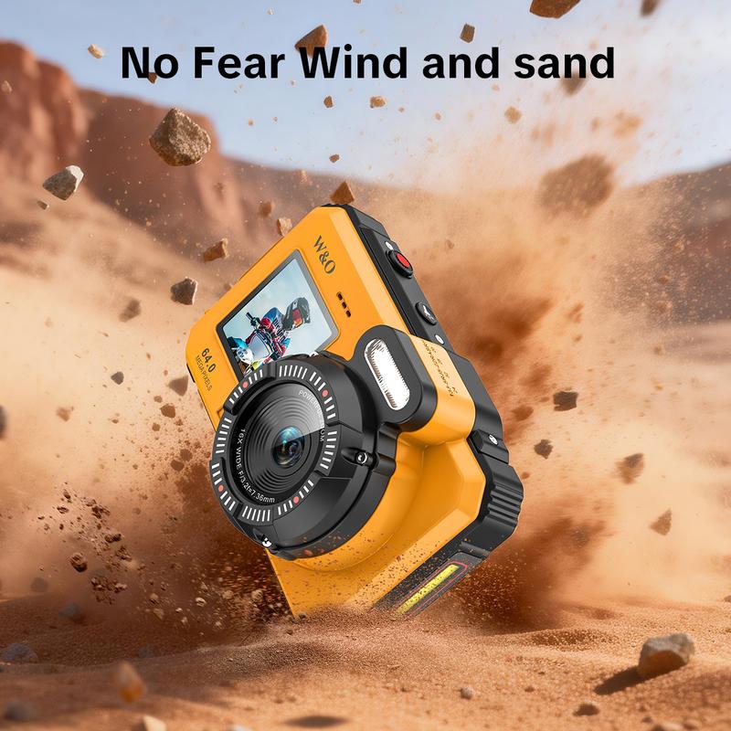 W&O 4K Underwater Camera IP68 Waterproof Camera for Snorkeling with ...