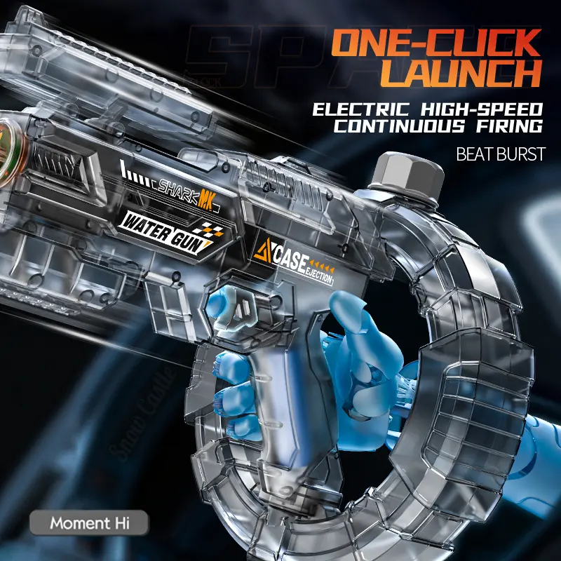 Electric Water Shooter with LED Lights, Powerful Squirt Water Pistol ...