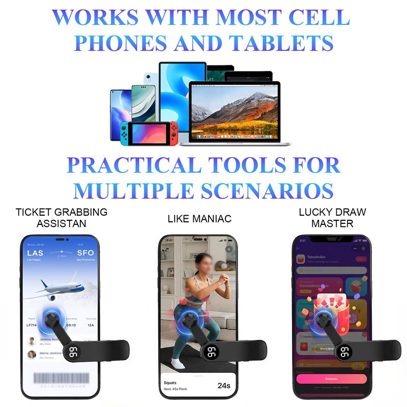 2026 Lastest Upgraded Rechargeable Auto Clicker Smart Tapper for IOS ...