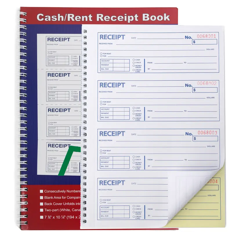 receipt book how to fill out - TikTok Shop