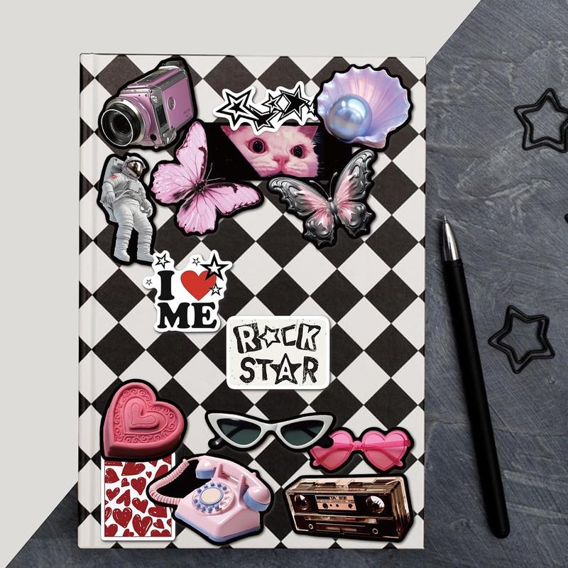 100PCS Y2K Aesthetic Stickers Pack – Downtown Girls 2000s Cyber Retro ...