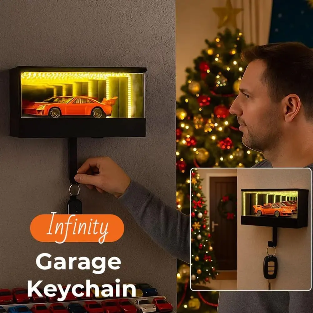 Infinity Garage Keychain Hanger Keypit Garage Key Holder Race Car Key ...