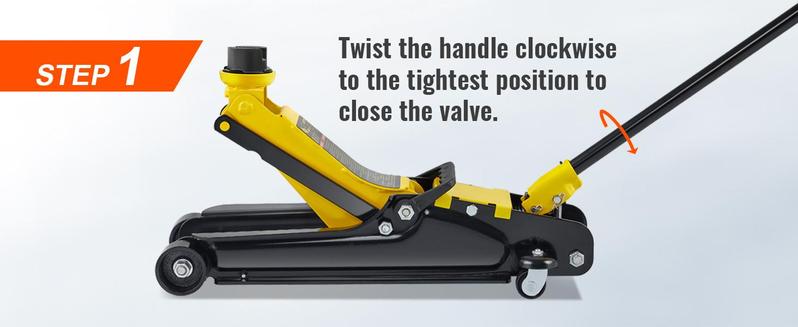 VEVOR Low Profile Floor Jack 2.5 Ton Heavy Steel Single Piston ...