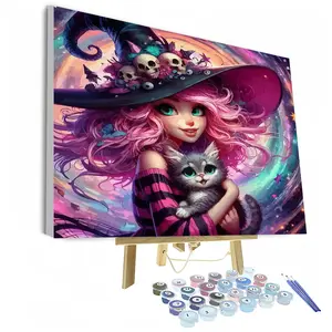 Nine-Headed Dragon DIY Paint by Numbers Kit, Home Decor Art Craft ...