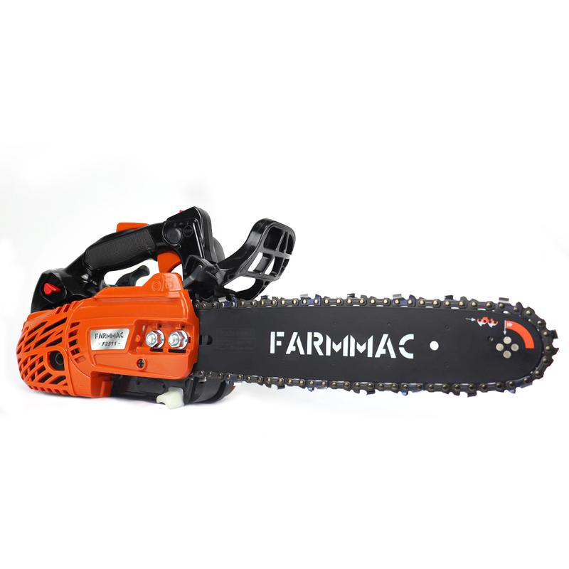12 Inch Handheld Gas Chainsaw, 2-Stroke 25.0CC Top Handle Chainsaw ...