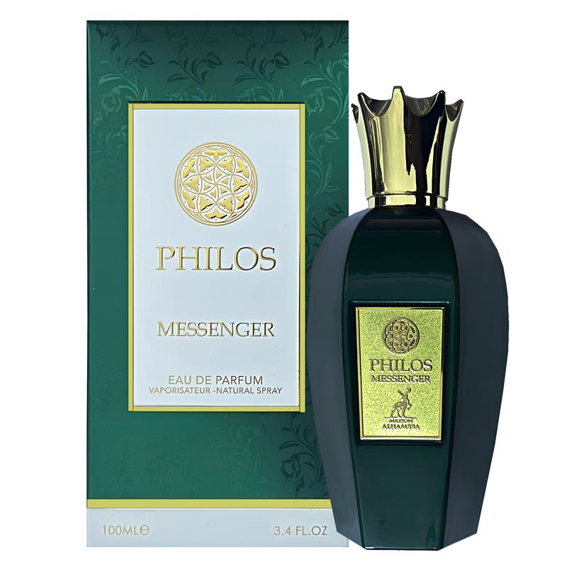 Maison Alhambra Philos Messenger for Unisex Eau de Parfum Spray, 3.4 Ounce