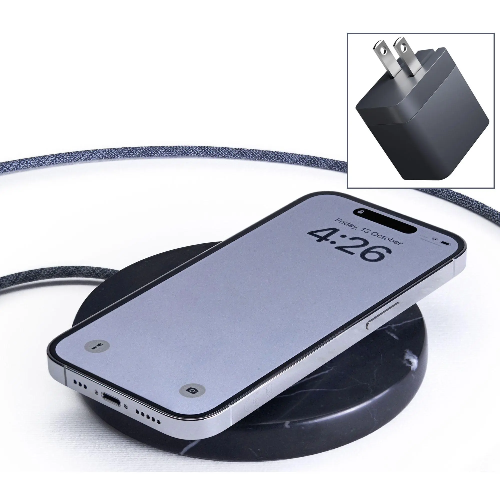 Einova Wireless Charging Stone with 30W AC Adapter - TikTok Shop