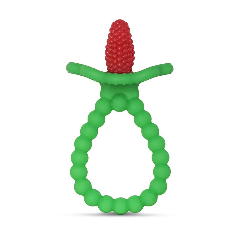 RaZbaby Silicone Baby Teether, BerryBumps Textured Silicone for Babies ...