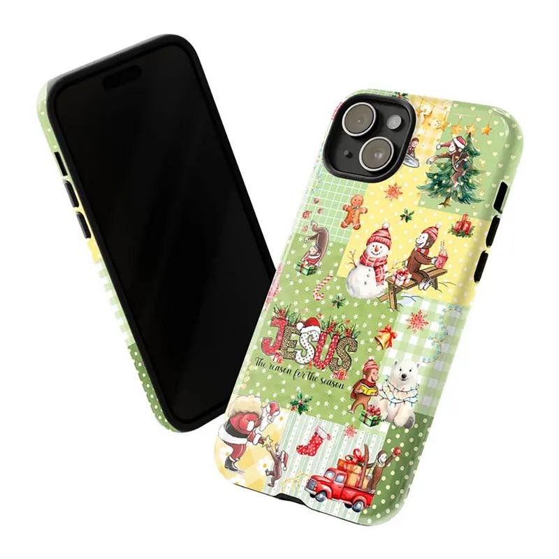 Christian Christmas Phone Case – Curious George Holiday Phone Case for ...
