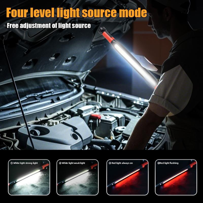 Super Bright LED Car Repair Light, Magnetic Suction Work Lamp with Hook ...