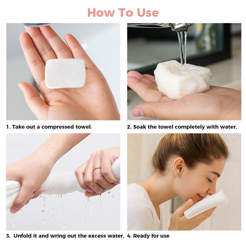 Disposable Compressed Towel Tablets, 30Pcs, Portable Compact Face ...