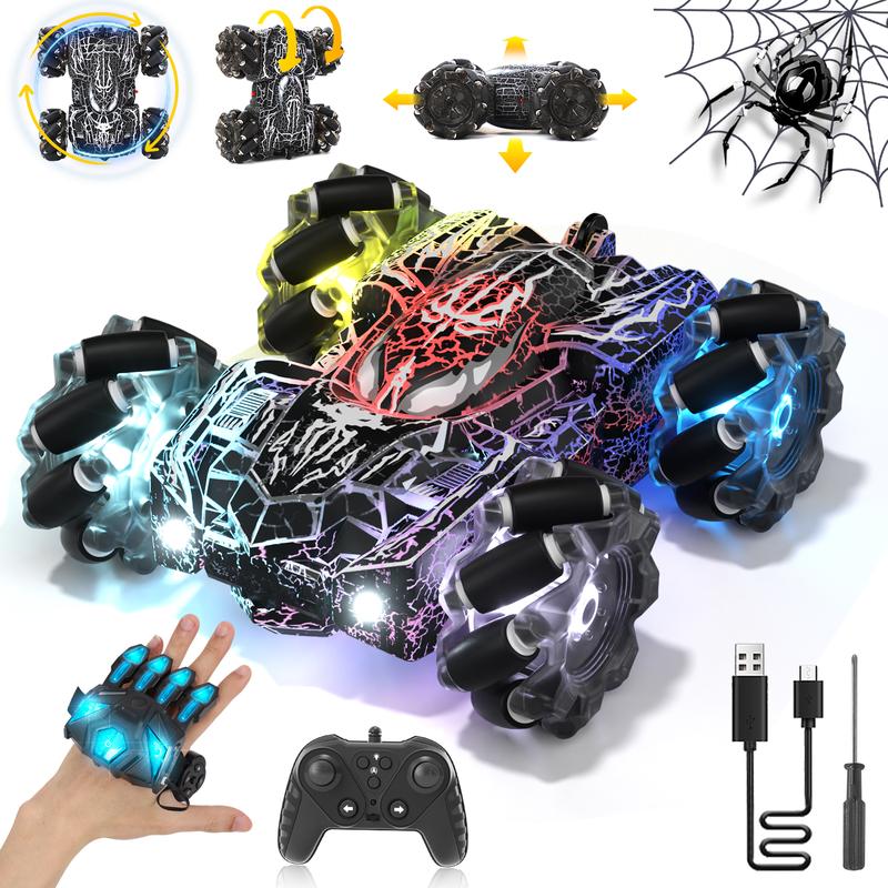 Spider Remote Control Car, Gesture Sensing RC Stunt Car, Double Sided ...