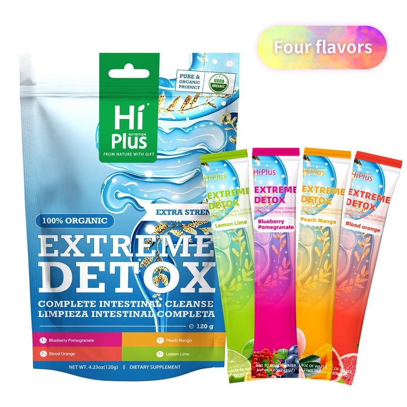 HiPlus Natural Extreme Detox | Colon Cleanse | Weight Management ...