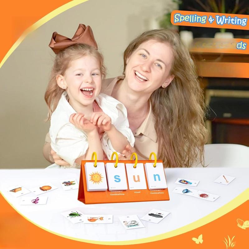 Phonics Flash Cards Learn to Read CVC Word Builder Games, Sight Words ...