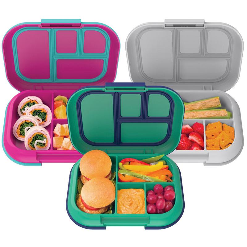 Bentgo Kids Chill Lunch Box (3 Pack) Set - Reusable Leak-Proof Meal ...