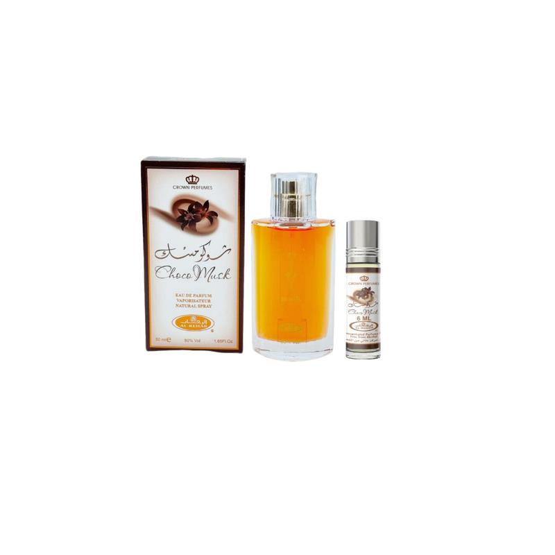 AL REHAB CHOCO MUSK EAU DE PARFUM SPRAY1.6FL.OZ+ ROLL ON 0.2FL.OZ ...