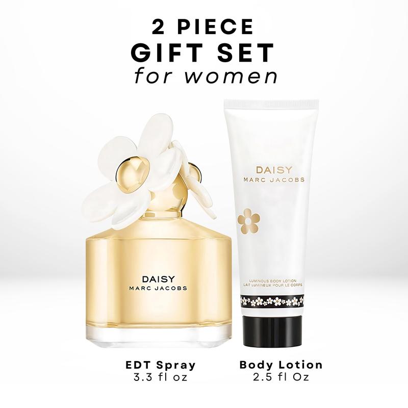 MARC JACOBS DAISY Gift Set - EDT Spray & Body Lotion for Women