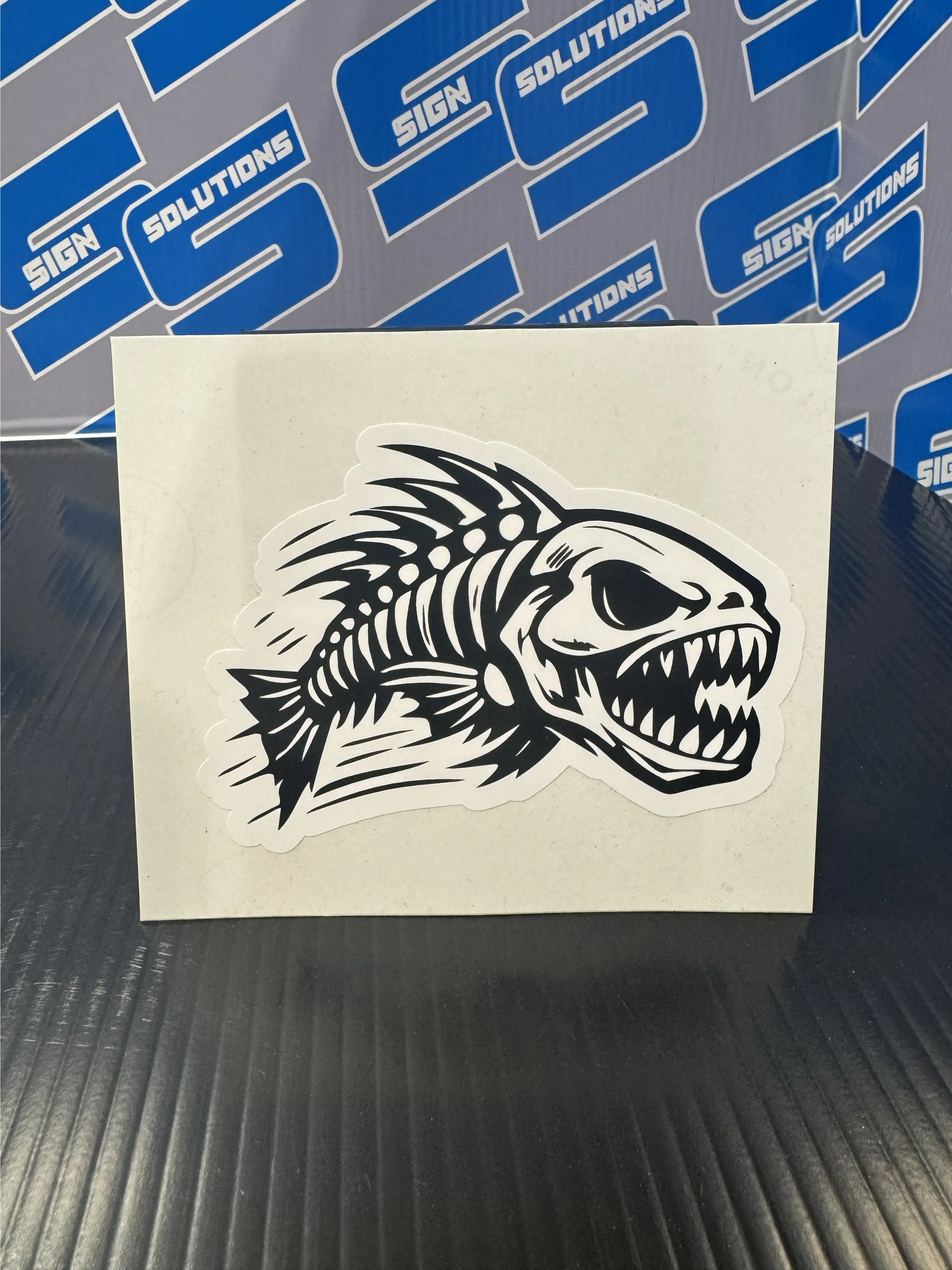 3 Pack Bone Fish Vinyl Stickers - TikTok Shop