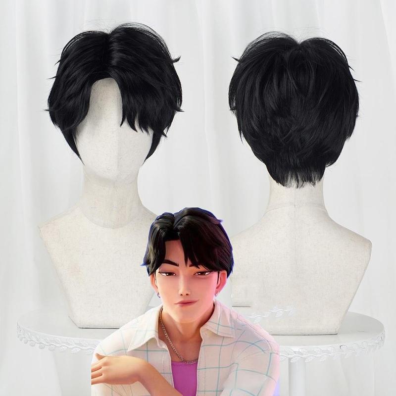 Saja Boys Cosplay Wig Jinu Wigs Anime KPop Demon Hunters Jinu Costume ...