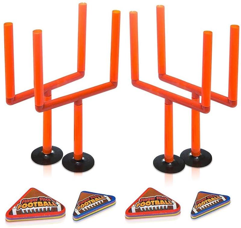Flick Football Games, Set of 2, Mini Table Top Sports Games with Posts ...
