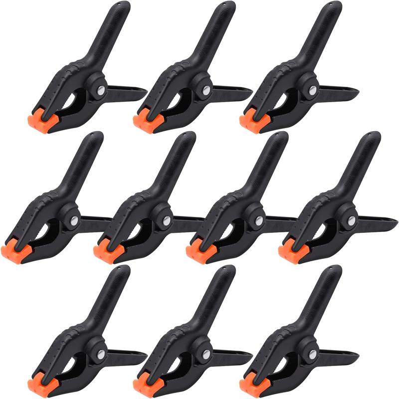 10 Packs of 3.5 inch Professional Plastic Small Spring Clamps Heavy ...