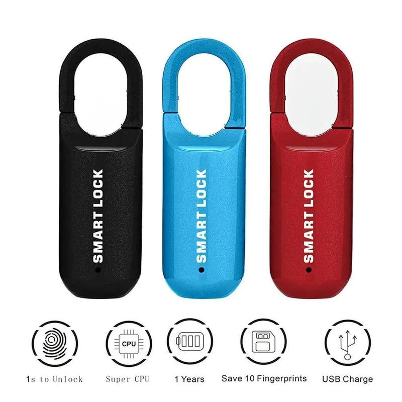 Dabsfavshop Fingerprint Padlock for Lockers - Smart Lock - TikTok Shop